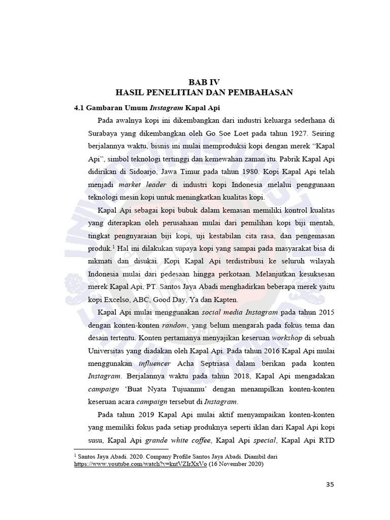 Strategi Pemasaran Kopi Kapal Api | PDF