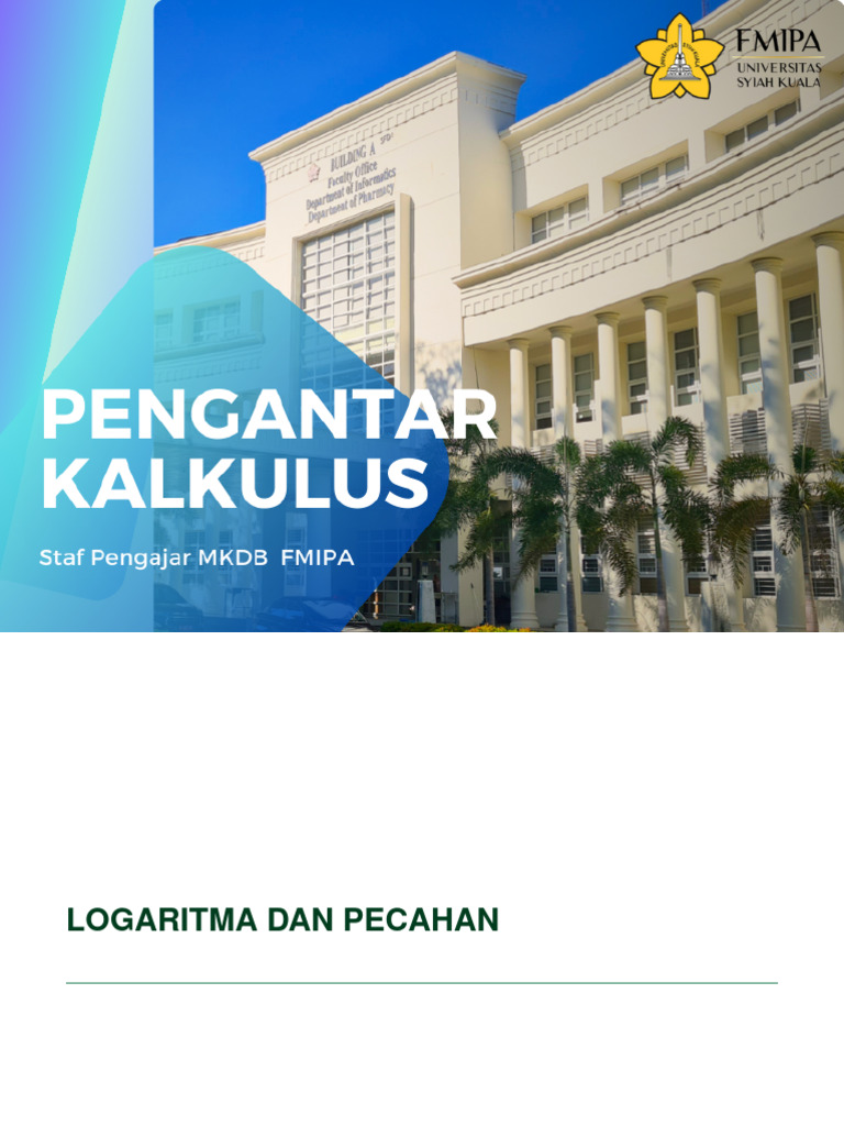 Logaritma dan Operasi Pecahan | PDF