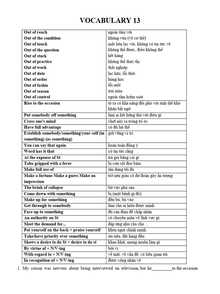 12.13. Vocabulary | PDF