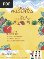 50 Contoh Daily Activity Dalam Bahasa Inggris | PDF