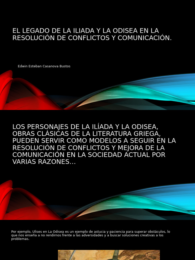 Copia de Copia de Copia de Copia de El Legado de La Iliada y La Odisea ...