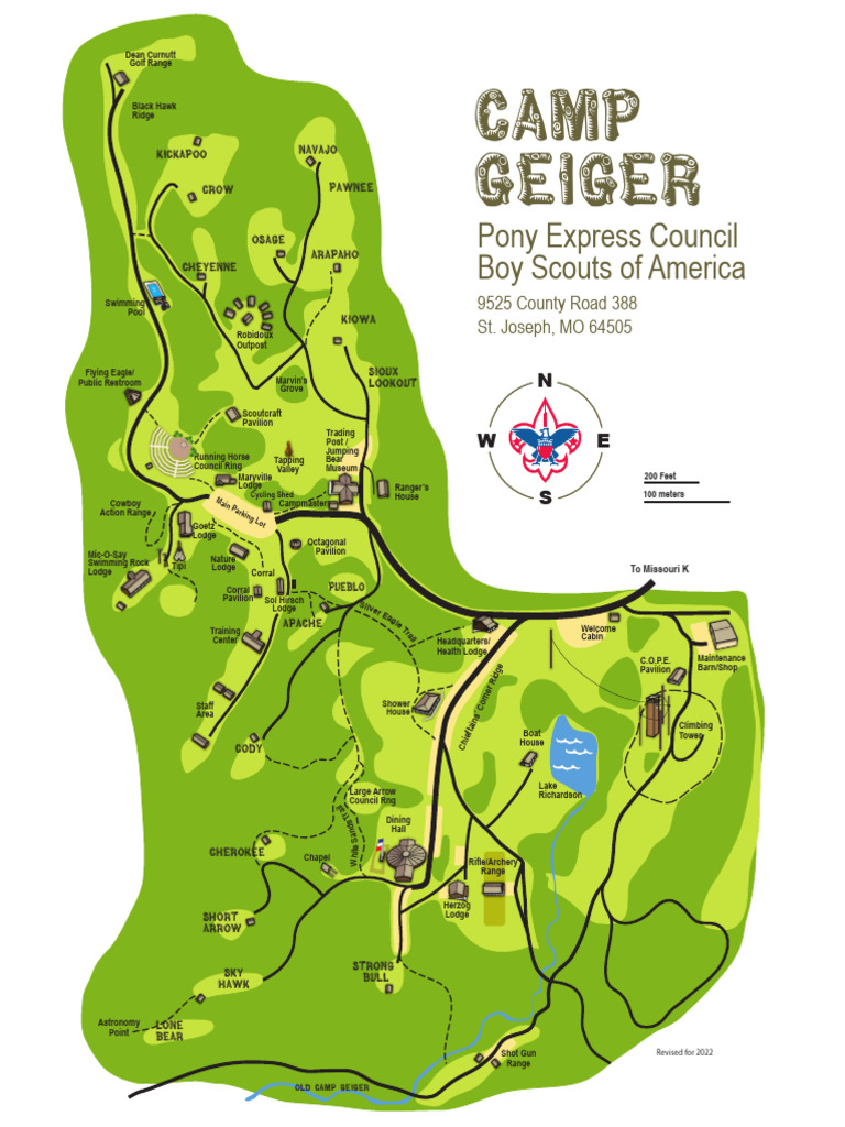 Camp Geiger Map | PDF | American Frontier | Wars Between The United ...