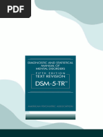 DSM5 TR | PDF | Mental Disorder | Dsm 5