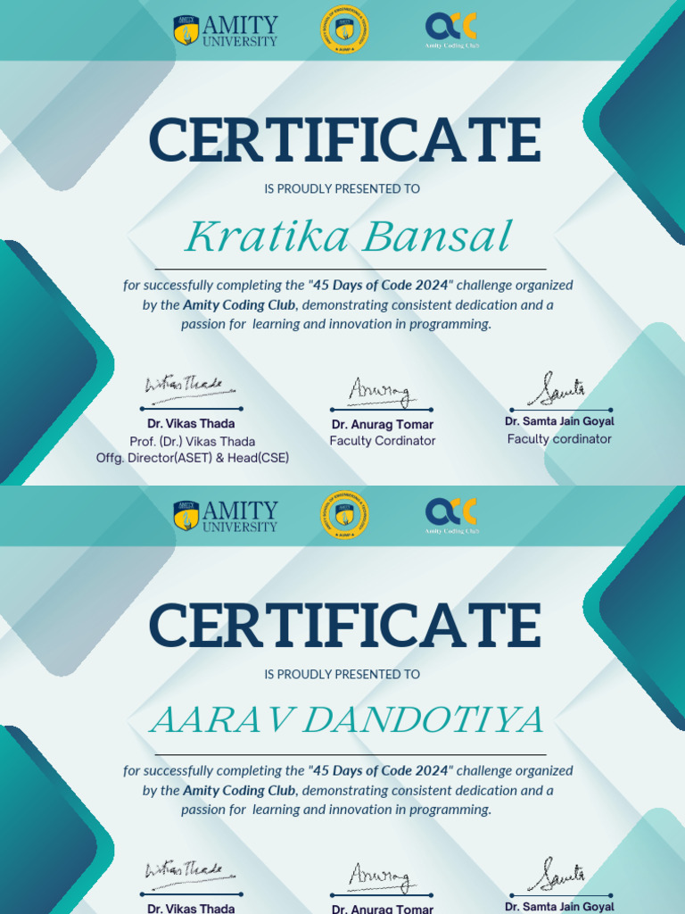 Tosca Geometric Minimalist Math Award Lanscape Certificate PDF | PDF
