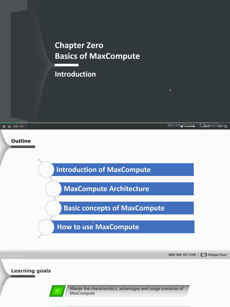 Maxcompute Basic | PDF