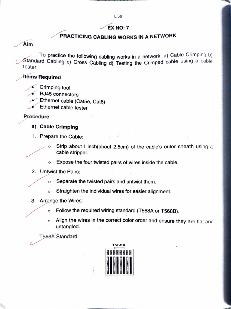 Testing Cable Wiring Standards | PDF | Electrical Connector ...