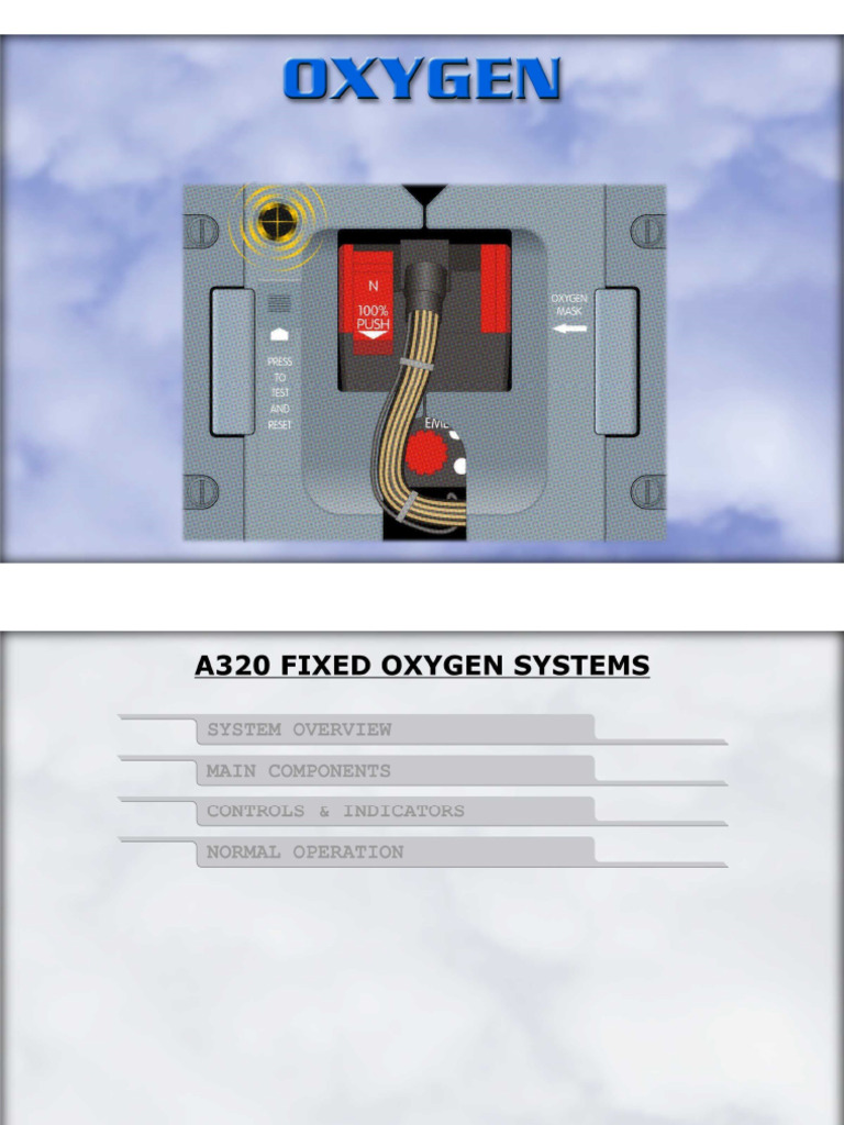 A320 Oxygen System ATA100 Chapter 35 | PDF