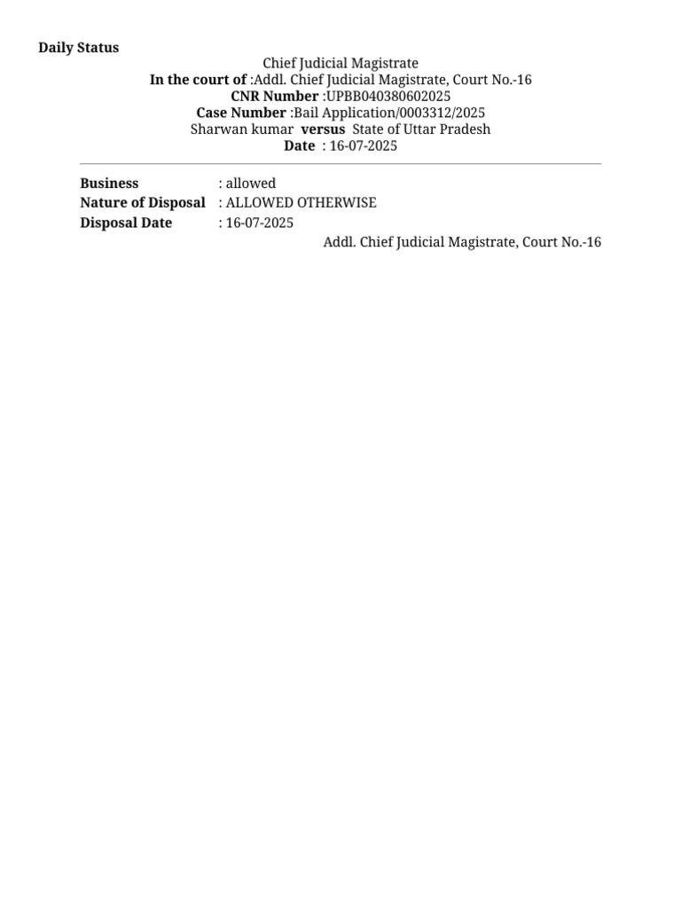 Bail Application 8031 | PDF