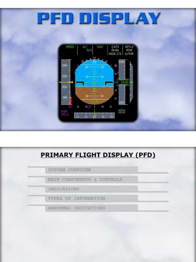 A320 PFD Ata100 Chapter 31 | PDF
