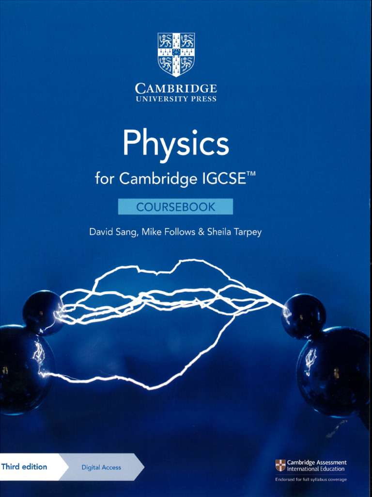 Physics For Cambridge IGCSE Coursebook David Sang Third Edition 1 | PDF