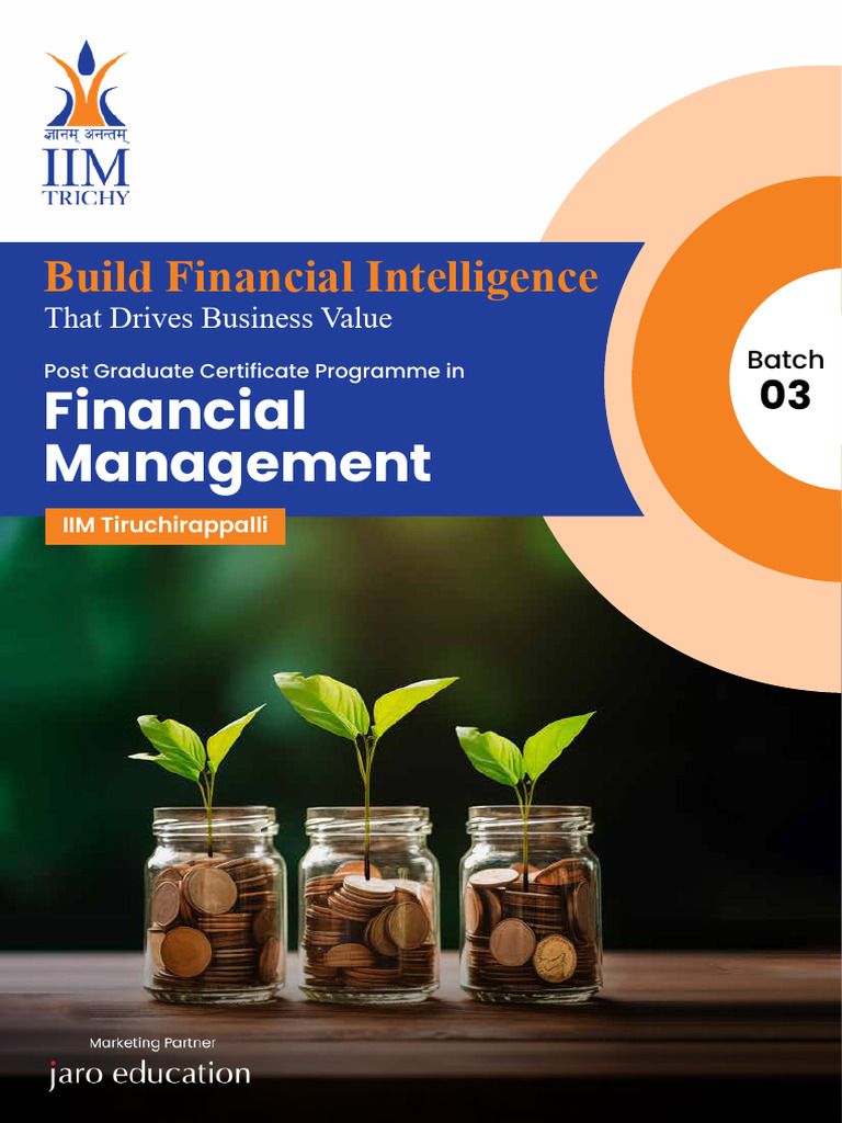 Financial Management Program at IIM Trichy | PDF | Option (Finance ...