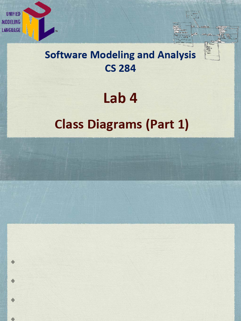 Lab4-Class Diagrams Part1 | PDF | Unified Modeling Language | Computer Science