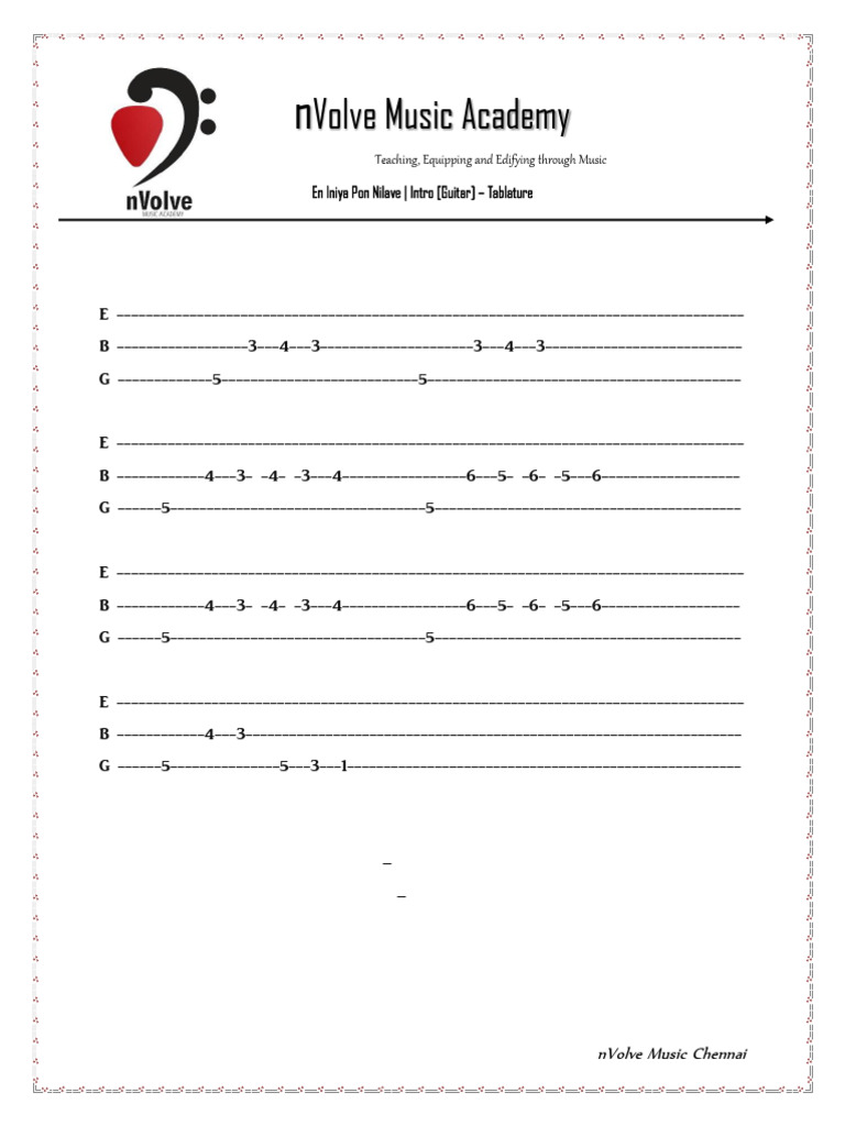 En Eniya Pon Nilave Intro 2 | PDF