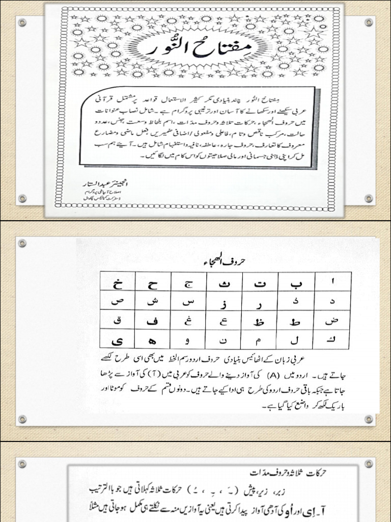 Miftaah Un Noor | PDF