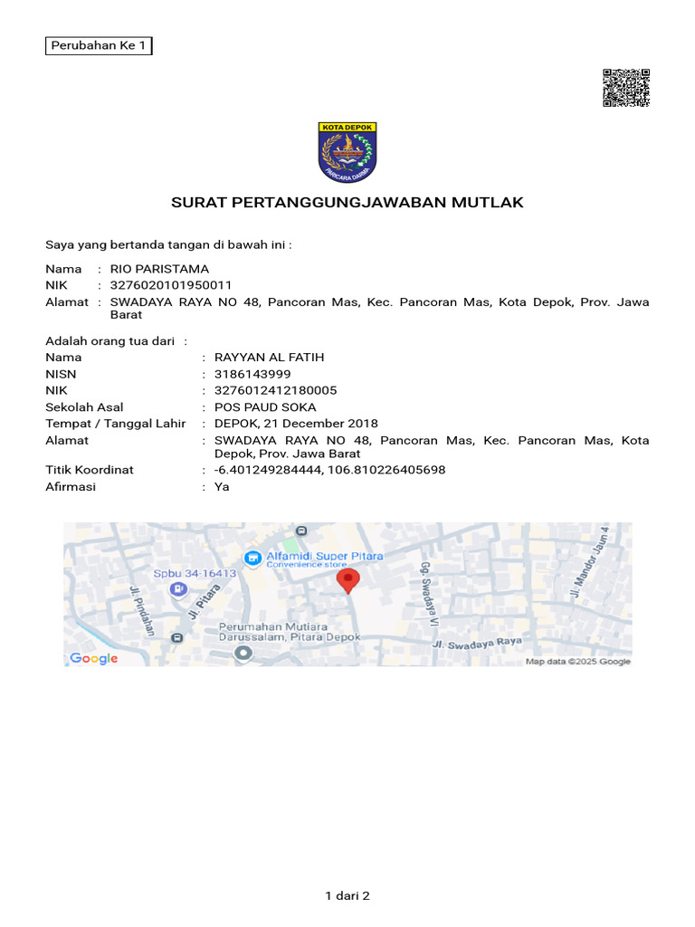 Rayyan - Sptjm Soka | PDF