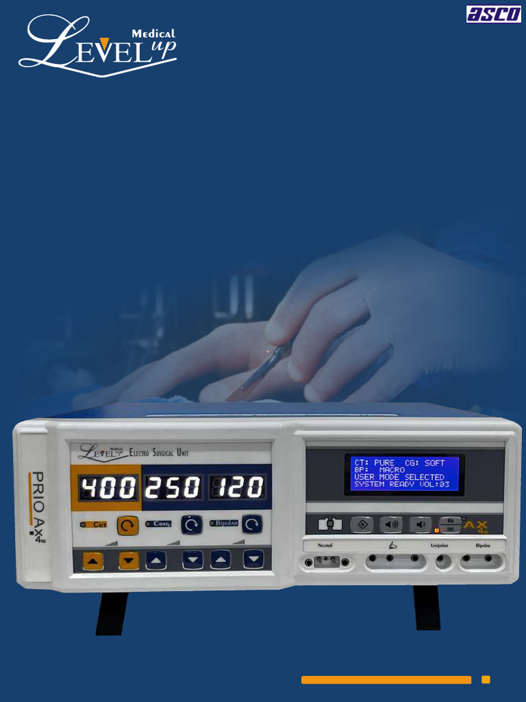 Electrosurgery Unit - AX400 | PDF | Electromagnetism | Computer Engineering