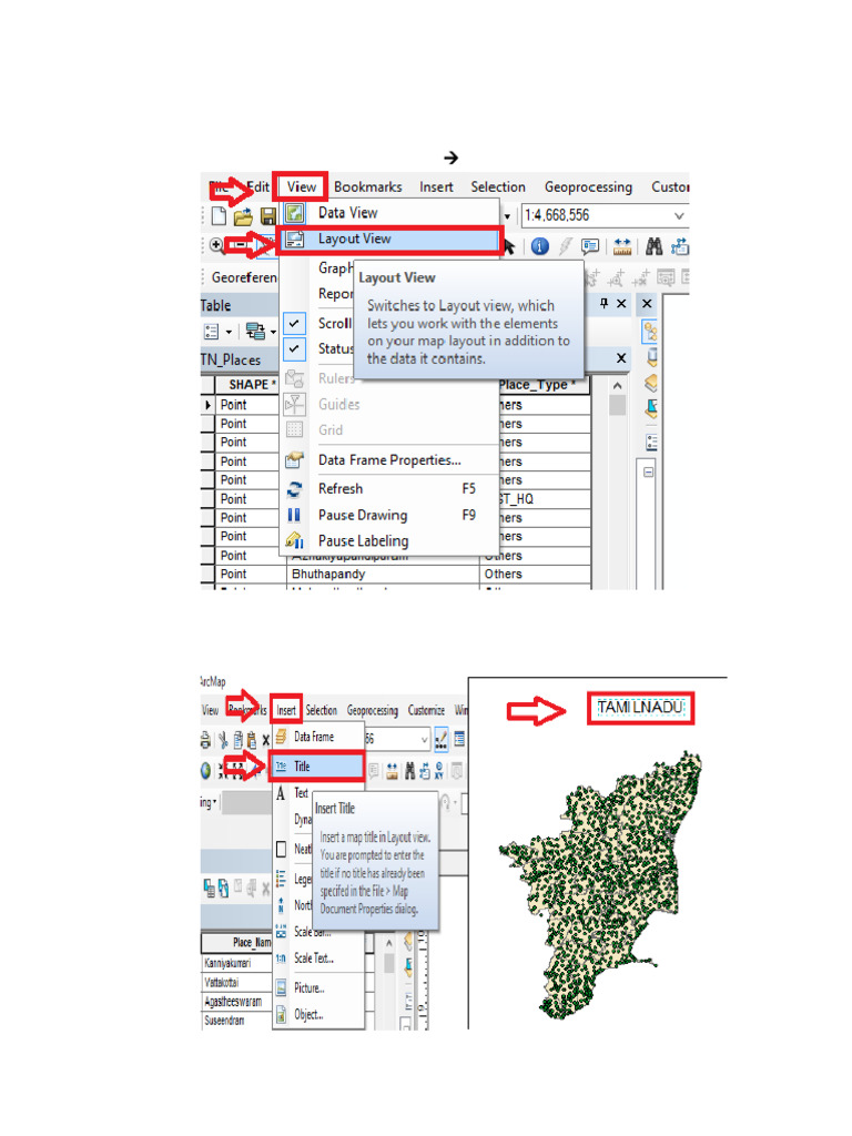 Gis Layout and Printing | PDF