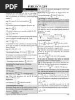 Successive Percentage Change | PDF | Percentage | Ratio