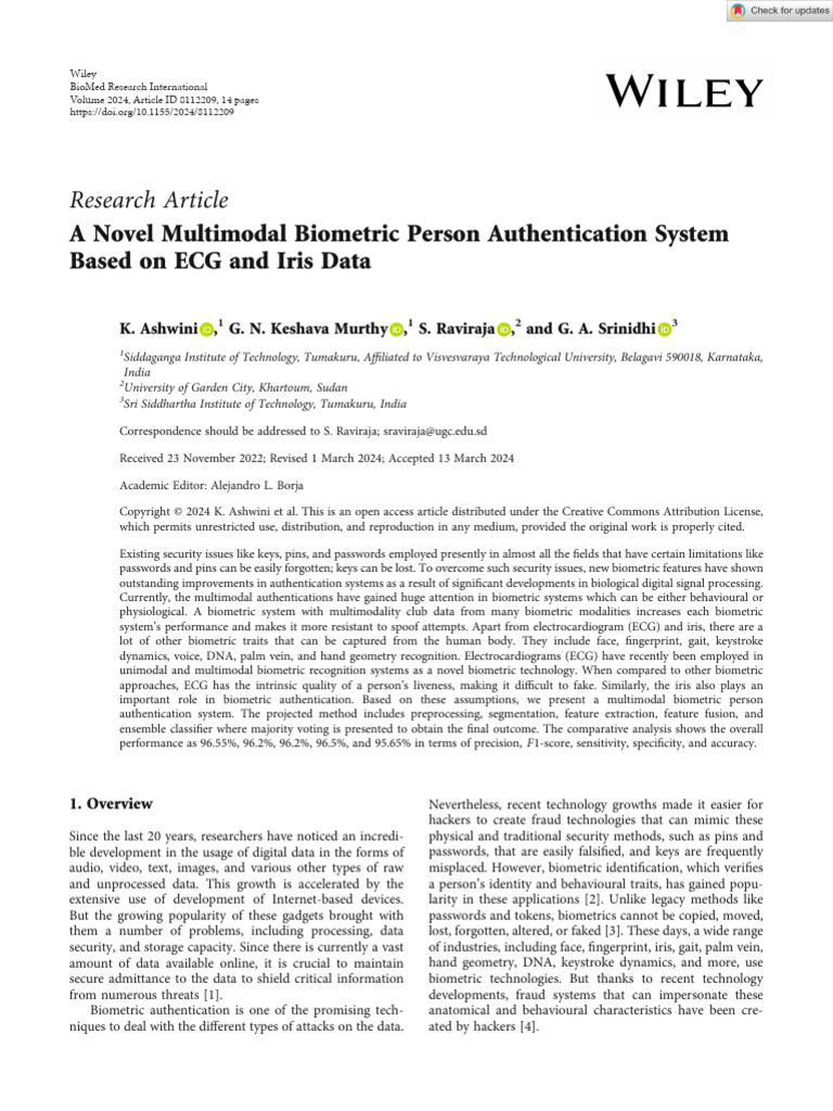 BioMed Research International - 2024 - Ashwini - A Novel Multimodal ...