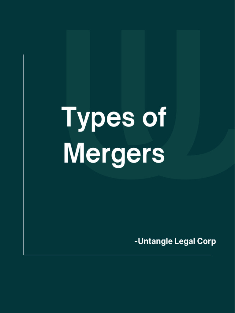 Types of Mergers | PDF