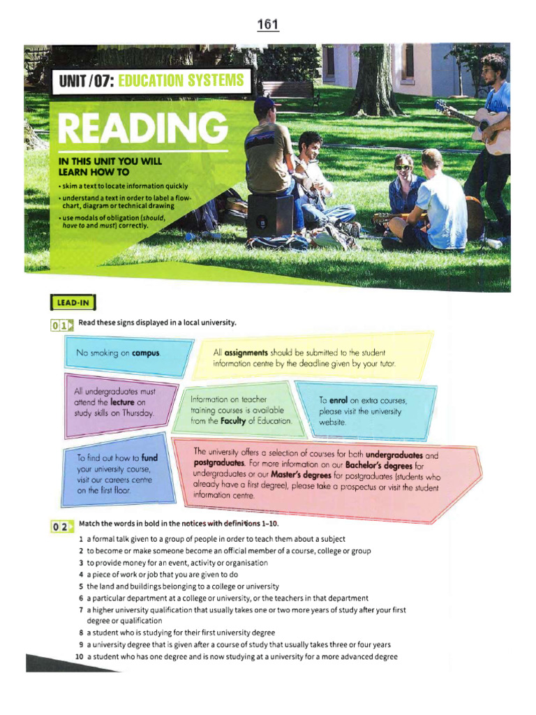 Demo Materials (Reading Unit 7) | PDF