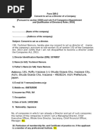 Updated Format of Form DIR-2 - Taxguru - in | PDF | Public Law | Common Law