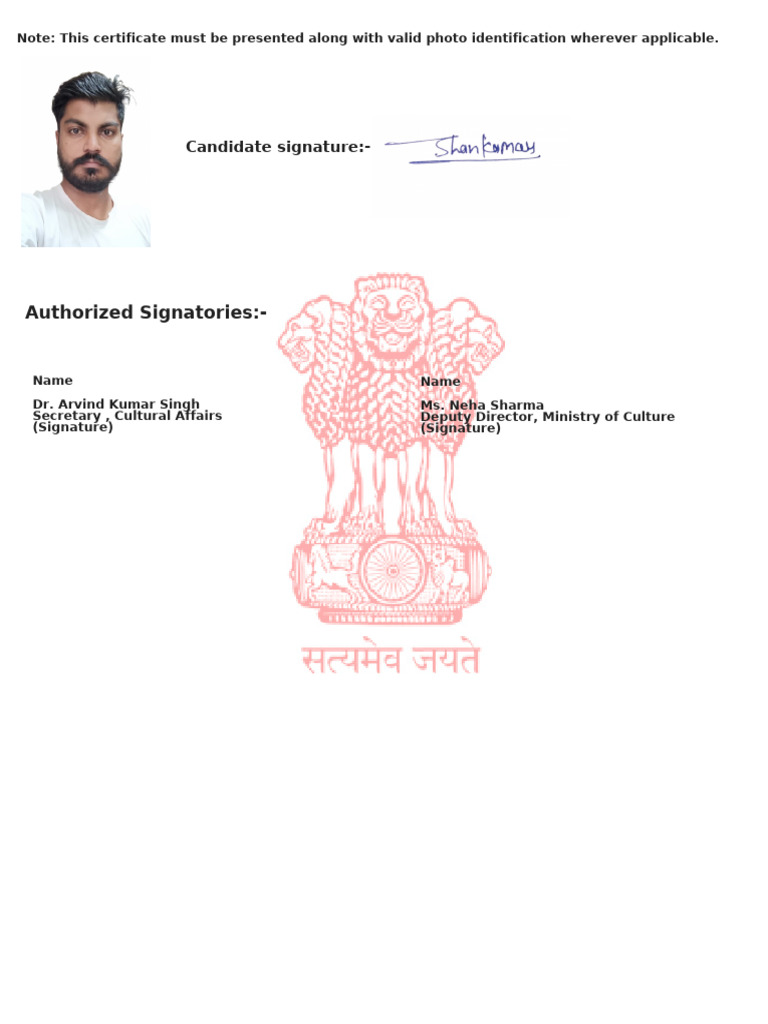 Certificate of Authorized Signatories | PDF