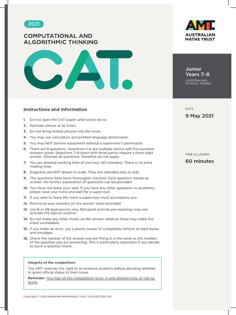 2021 CAT Paper JUN Vietnam | PDF