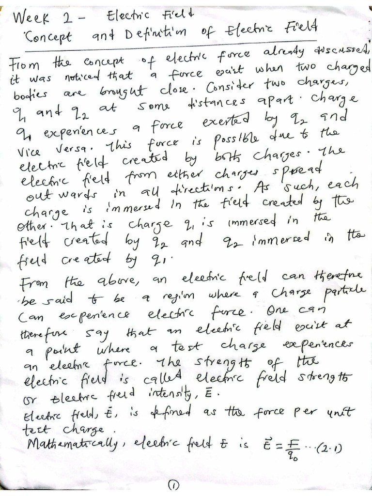 Phy 102 - 2024-2025 - Week 2 | PDF