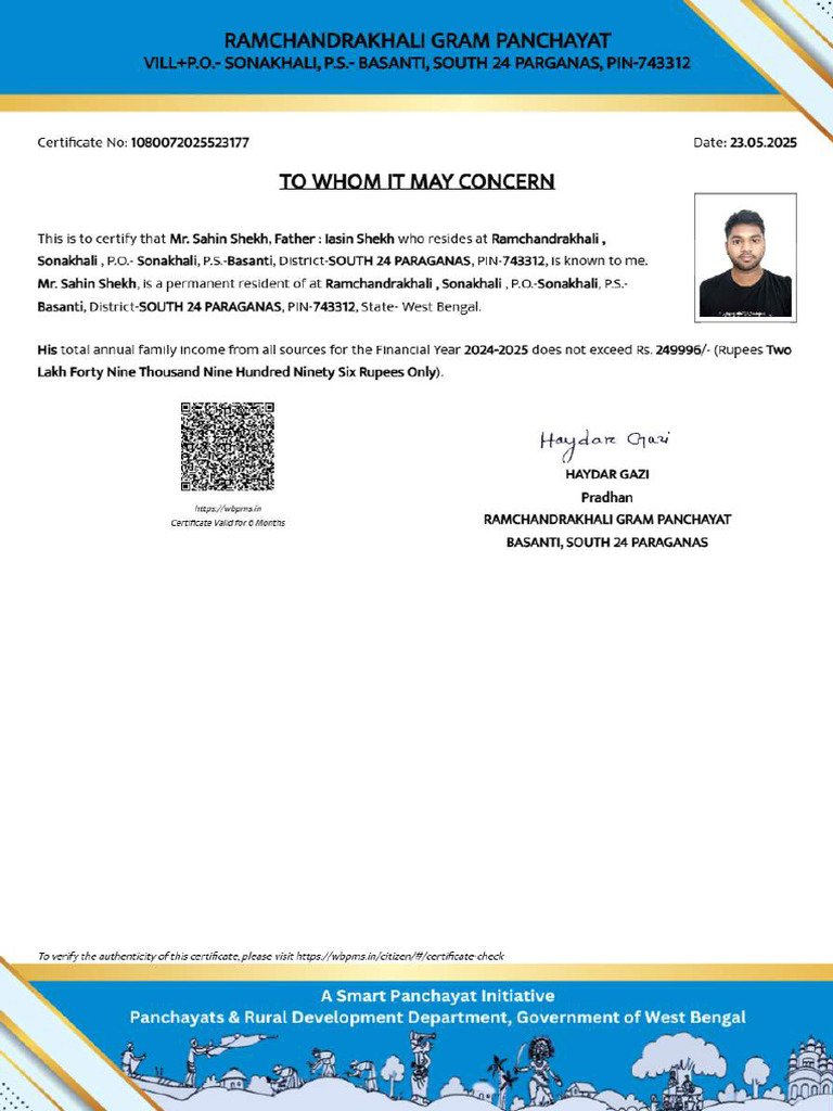 Certificate Compressed | PDF