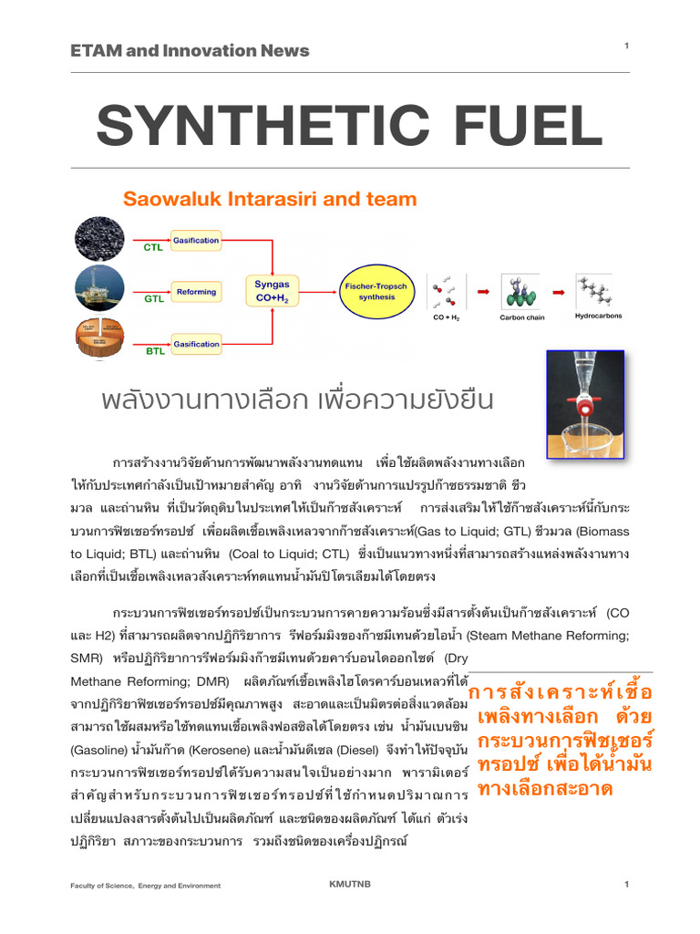 Synthetic Fuel | PDF