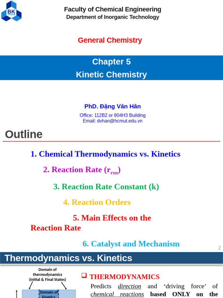 Kinetic Chemistry: Reaction Rates Explained | PDF | Catalysis ...