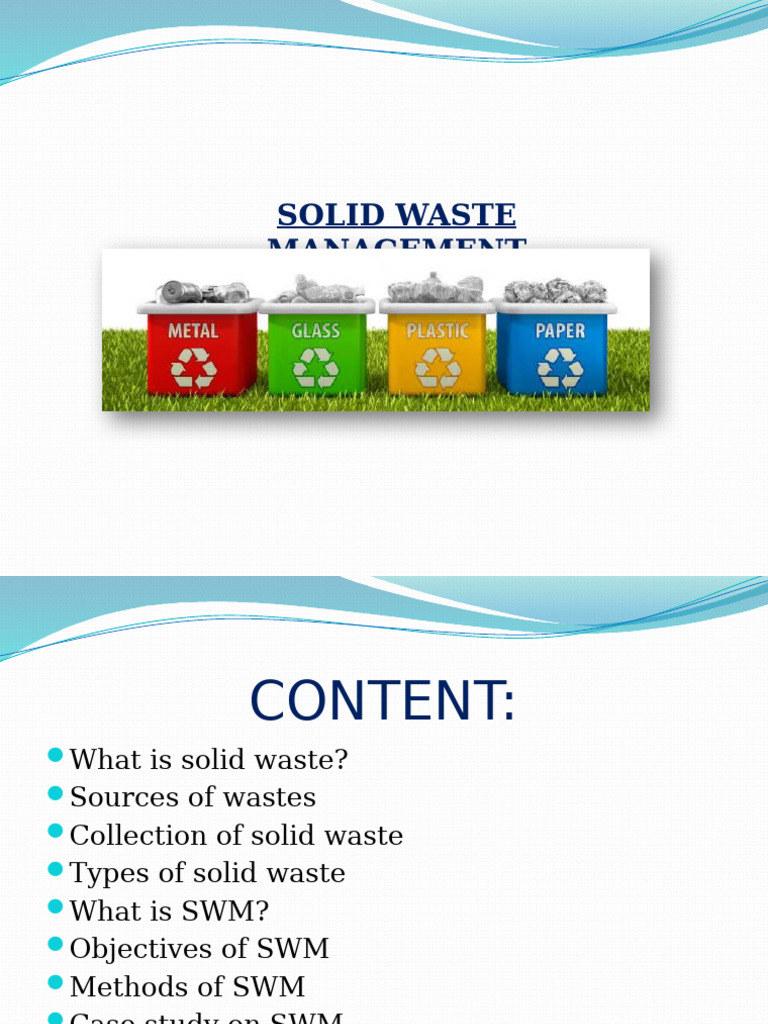 Chapter 10 - Environmental Science - Solid Waste Management | PDF ...