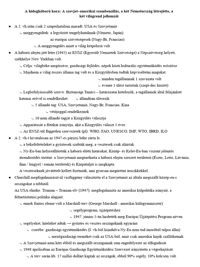 Hidegháború | PDF