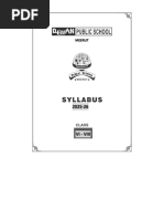 Class 7 Syllabus Overview 2025-26 | PDF | Subject (Grammar ...