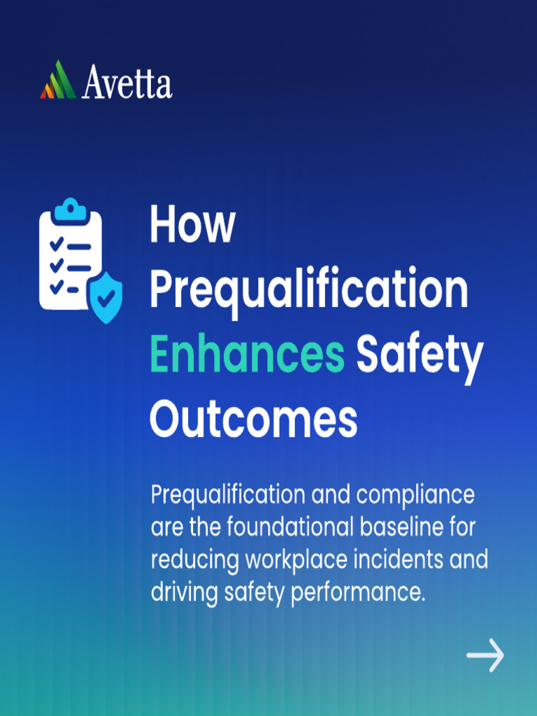 How Prequalification Safety Outcomes Enhances | PDF