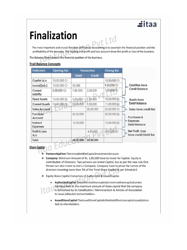 Finalization Notes | PDF