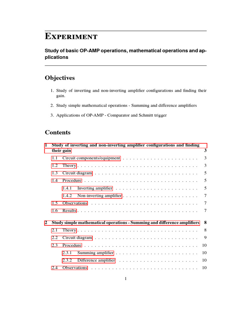 Basic OP-AMP Configurations | PDF | Amplifier | Operational Amplifier