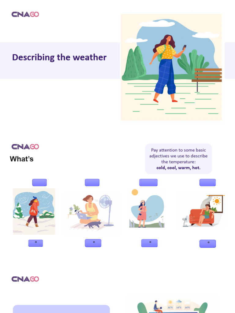 Weather Description and Predictions | PDF | Weather | Fahrenheit