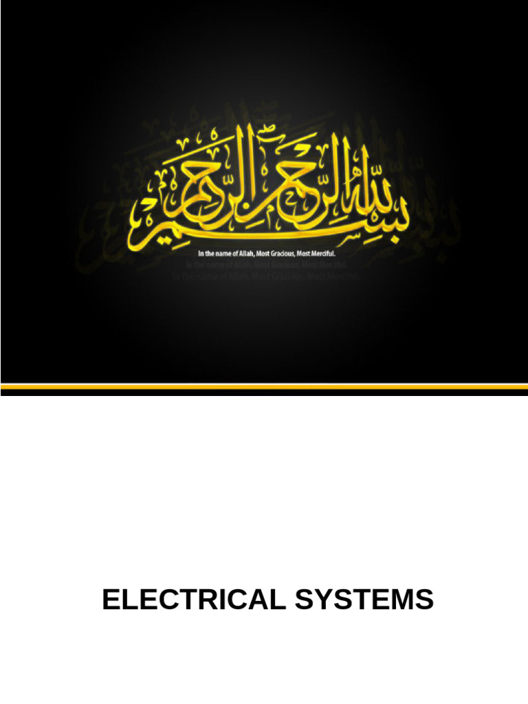 Electrical Systems | PDF | Direct Current | Electric Generator