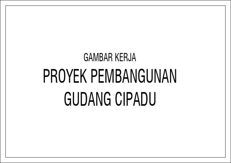 Cover Gambar Kerja | PDF