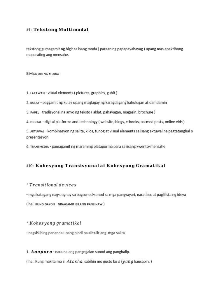 FILIPINO Q1 PART 2 -WPS Office | PDF