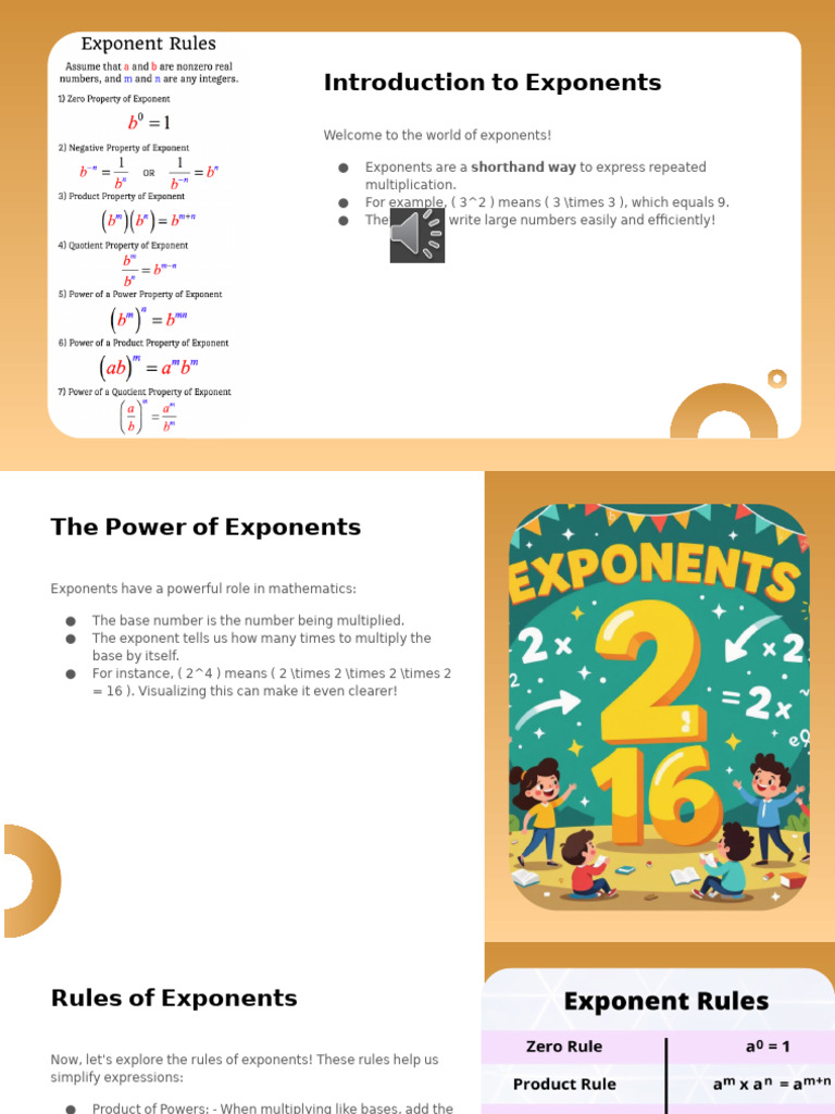 Exponents 114558 | PDF