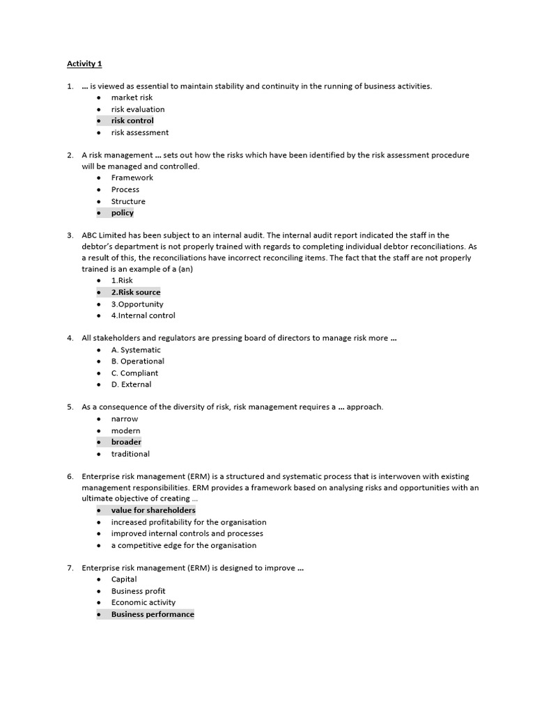 Rsk Binder 18 October 2024 | PDF | Financial Risk | Risk