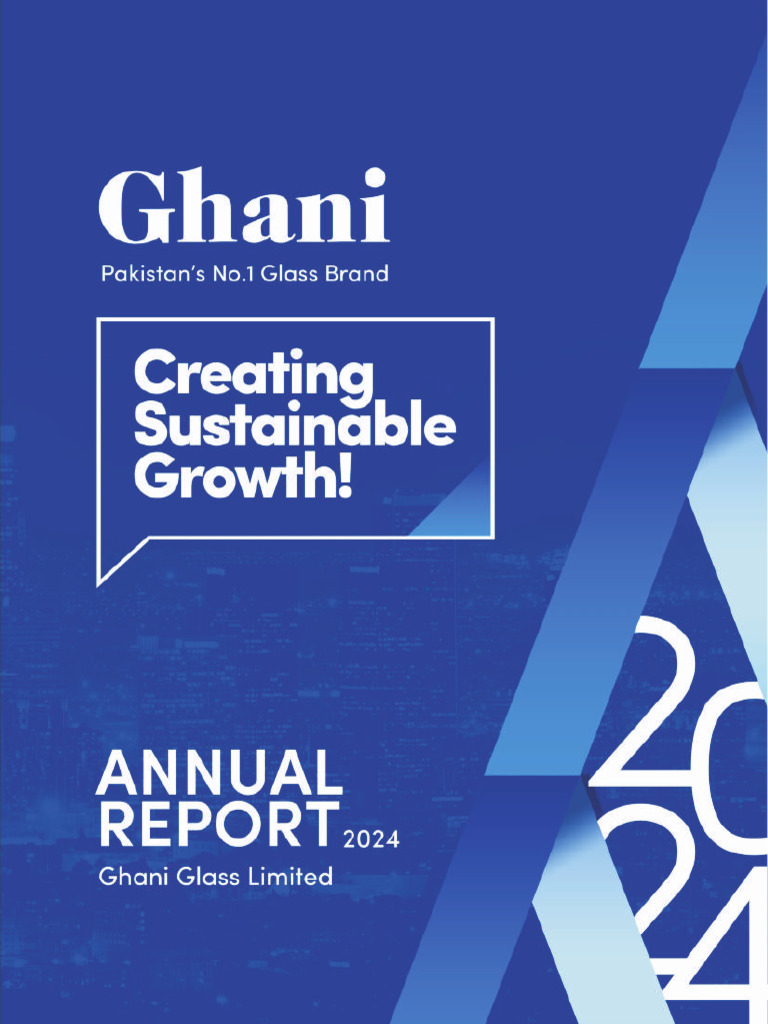 Ghani Glass Limited Annual Report 2024 | PDF | Corporate Social ...