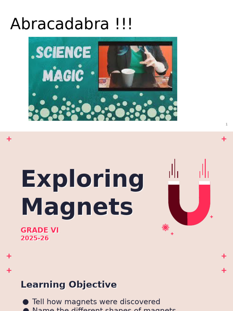Exploring Magnetic Materials for Kids | PDF | Magnet | Compass