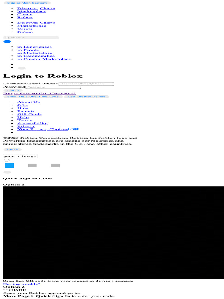 Roblox Quick Sign-In Guide | PDF