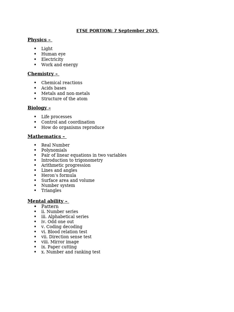 Etse Portion | PDF