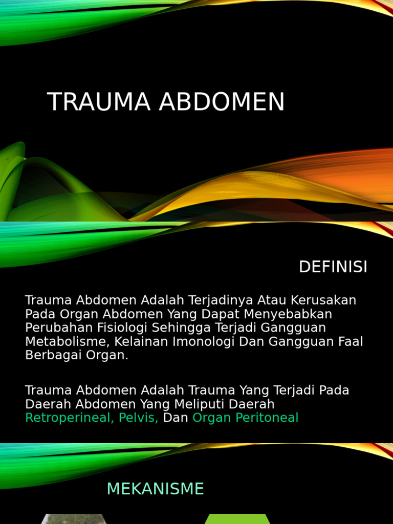 Trauma Abdomen | PDF