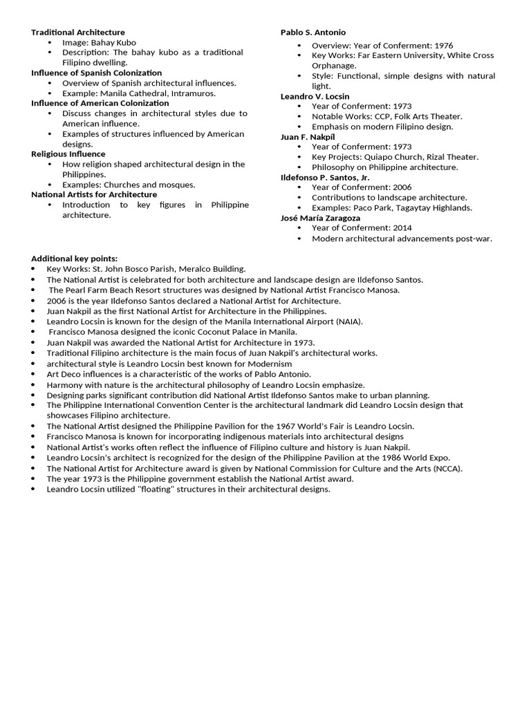 CPAR Q2 LM Traditional-Architecture | PDF | Philippines | Manila